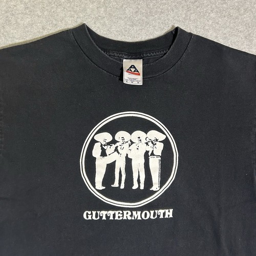 Vintage 90's/Y2K Guttermouth Cali Punk Band Concert Tee Mariachi Black ...