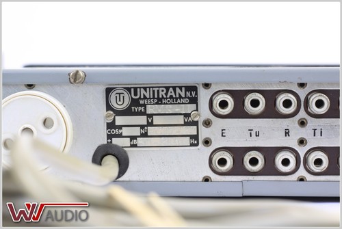 Unitran RPS-12 + RMS-11 Tube Amplifier Röhrenverstärker +Preamplifier ...