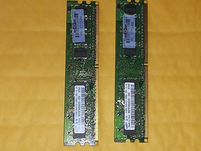 1GB(Two 512 MB) Desktop PC COMPUTER DDR2 RAM MEMORY PC2-5300 -PIN-240 ...