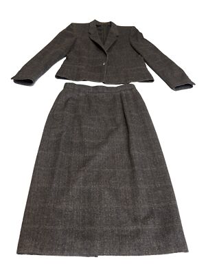 Oscar Benoit Portland Maine Womens Wool Skirt Blazer Suit Set Small ...