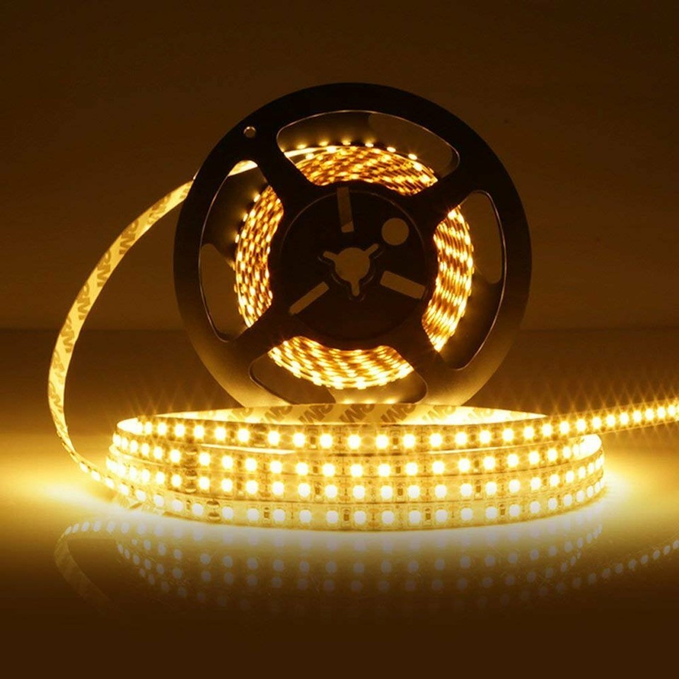 12V LED Stripe Warmweiß Kaltweiß 60/120leds Band Leiste Streifen 3528 ...