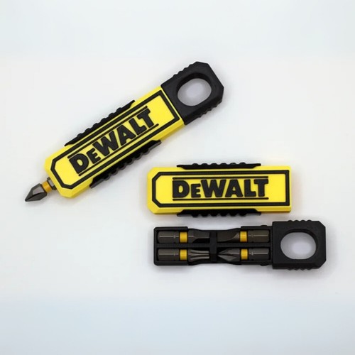 DeWalt Pocket Multi-Bit Screwdriver Bit Holder – Compact EDC Tool (Bits ...