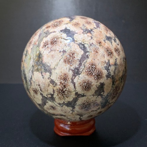 468G Natural Green cherry agate Ball Quartz Crystal Sphere Reiki ...