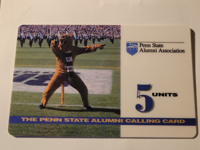 Penn State Alumni Association Nittany Lion Phone Card | eBay