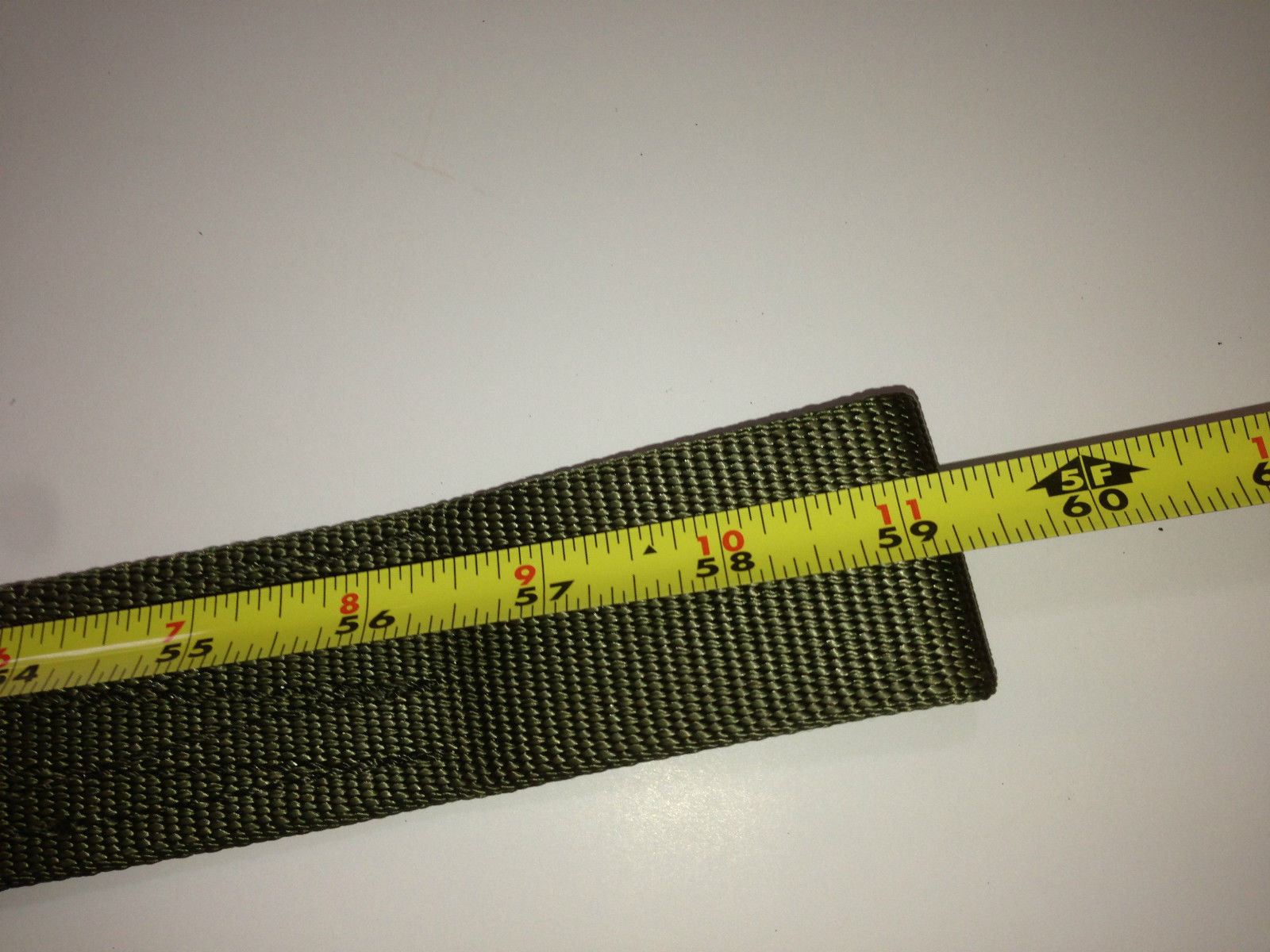 STRAP NYLON 2 X 60 OD GREEN LOOPED EXTRACTION HARNESS RAPPELLING CARGO ...