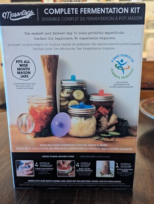Unopened Masontops Complete Mason Jar Fermentation Kit Weights, Pounder ...