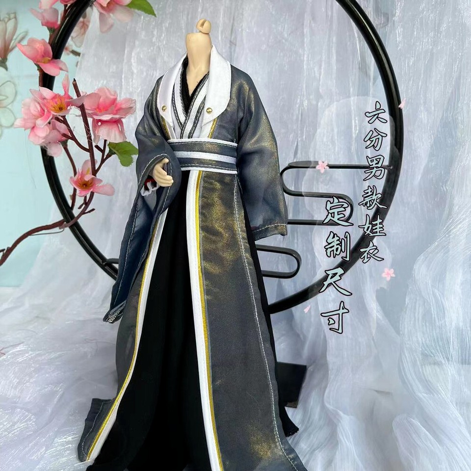 1/6 Male Hanfu Ancient Costume Set for 12" Action Figure Body MM | eBay UK
