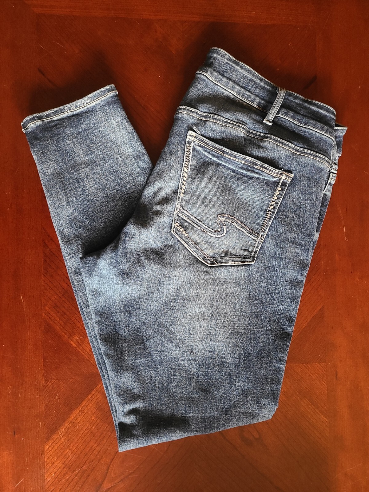 Silver Britt Skinny Jeans 14×29 - Gem