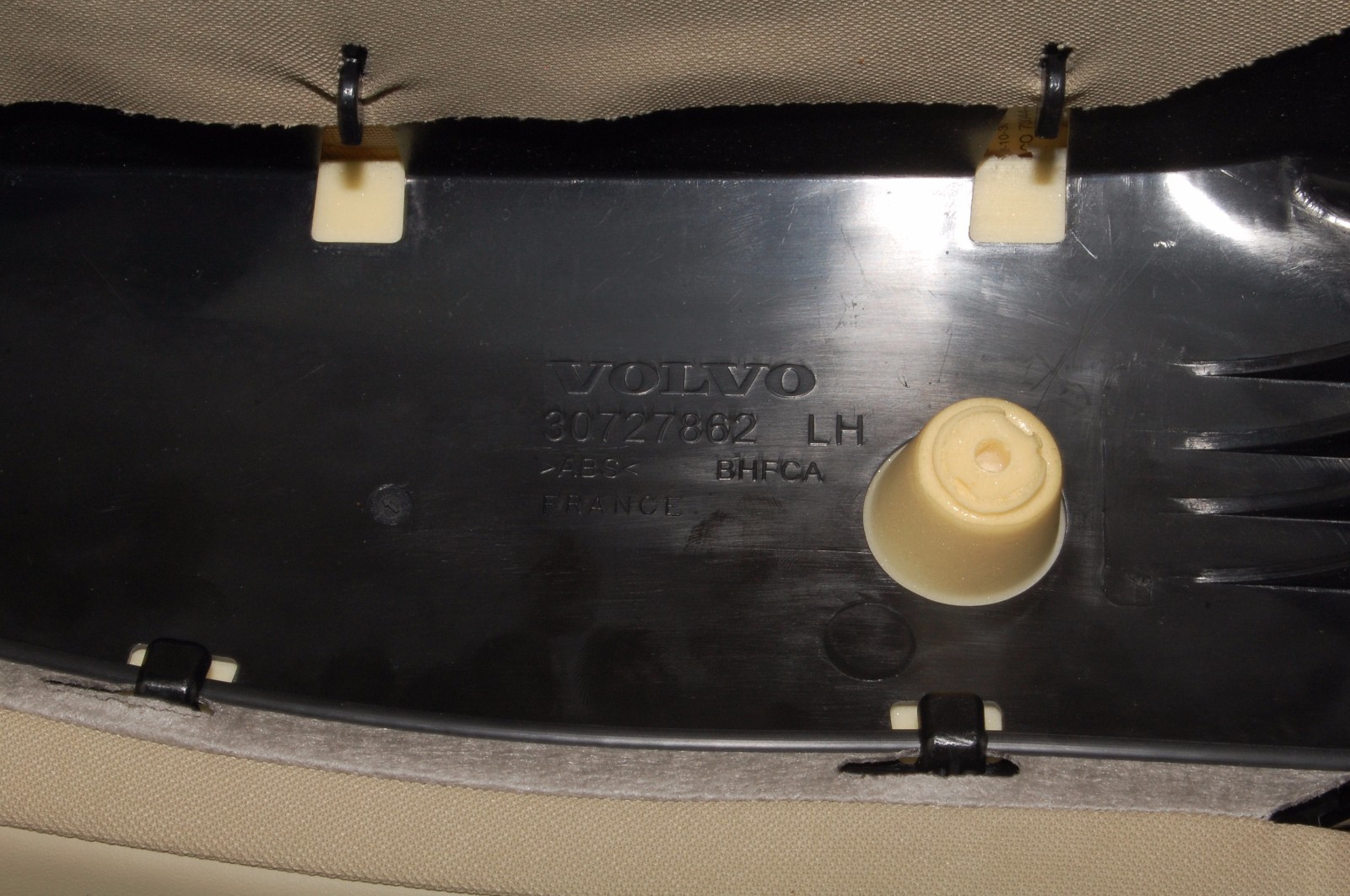 07 - 11 VOLVO S80 REAR LEFT DRIVER SIDE SEAT BOLSTER PADDING PANEL OEM ...