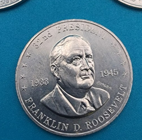 Vintage Shell’s Mr. President Coin Game Tokens Lot of 5 Franklin Mint ...