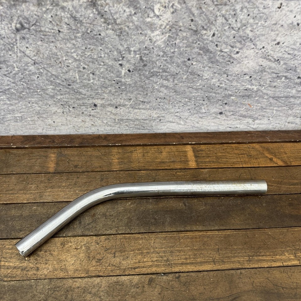 Vintage BMX Layback Seatpost Bike 22.6 mm Chrome Steel Old School Bent | eBay