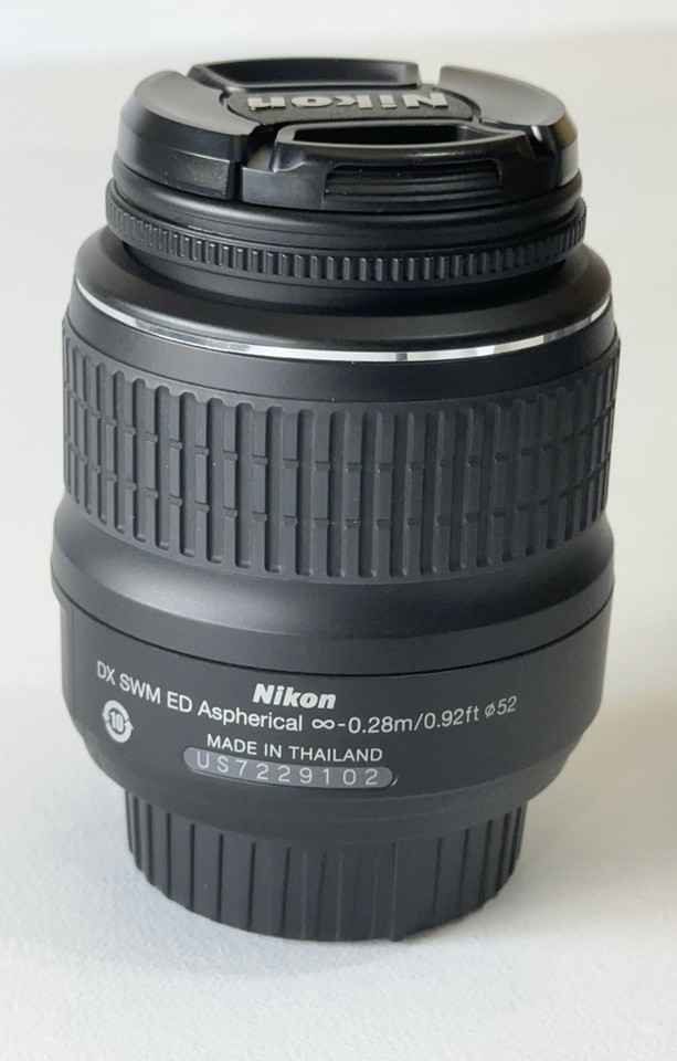 Nikon D3100 14.2MP DSLR Camera W/ 18-55mm & 55-200mm Lens, 1093 Shutter ...