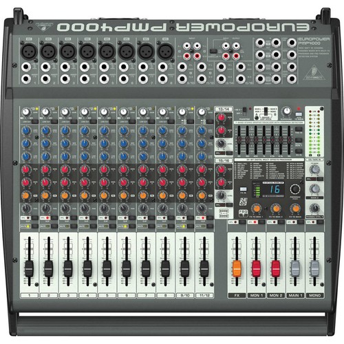 Behringer Europower PMP4000 1600-Watt 16-Channel Powered Mixer #000 ...