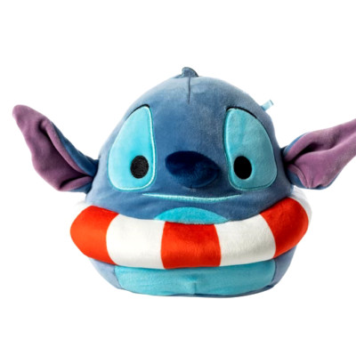 SQUISHMALLOW 6.5" Disney Lilo & Stitch SWIM RING PLUSH NEW | eBay