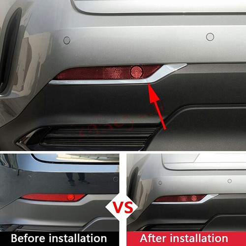 For Lexus NX 250 350 2022-2024 Chrome Rear Bumper Reflector Fog Light ...