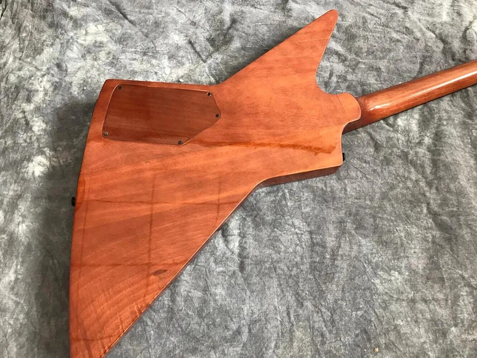 Metallic James Hetfield Kenneth Lawrence Quilted Bubinga Brown Electric ...