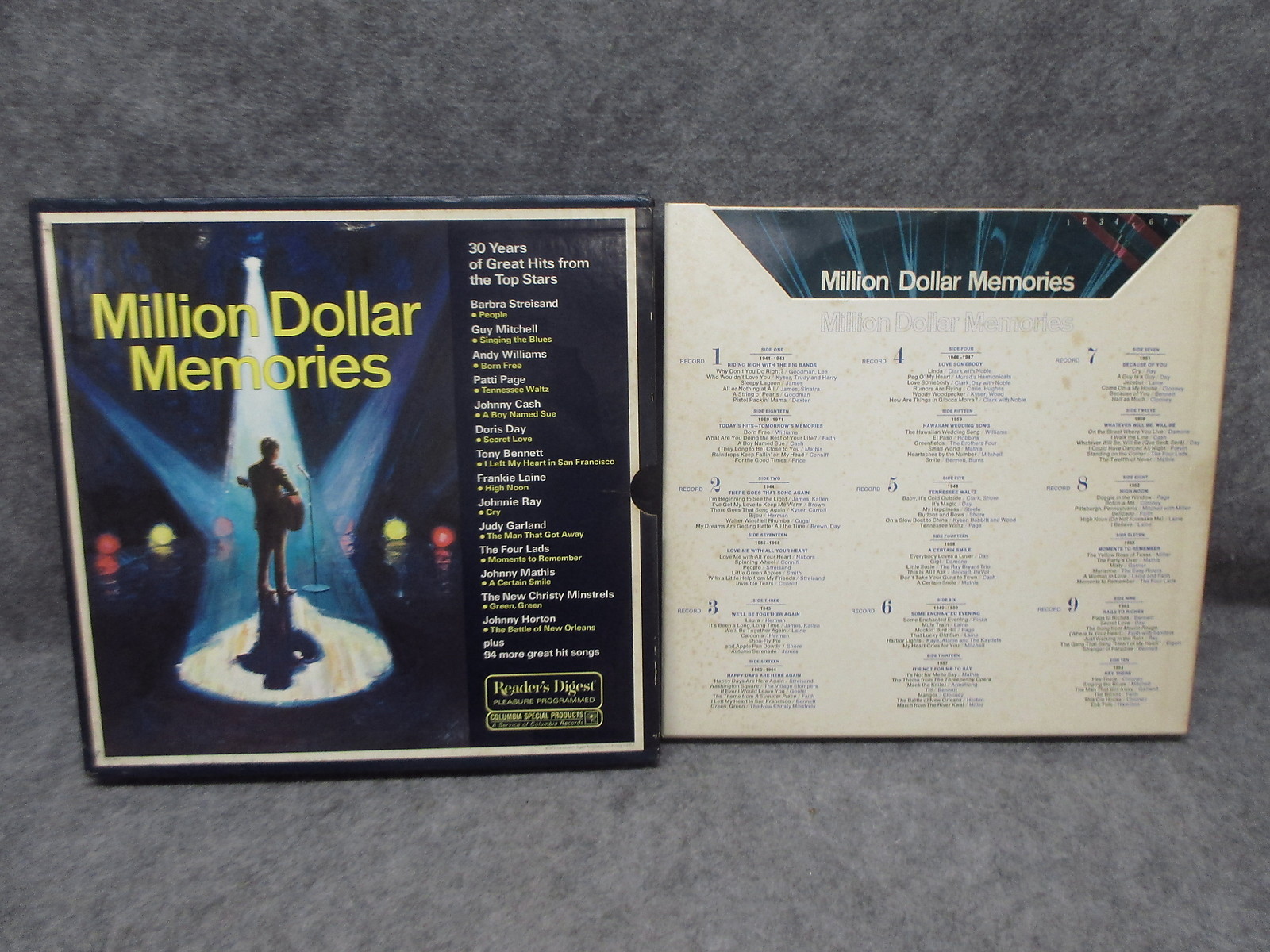 Million Dollar Memories (9) Record Box Set 33 LP Readers Digest RDA 166 ...