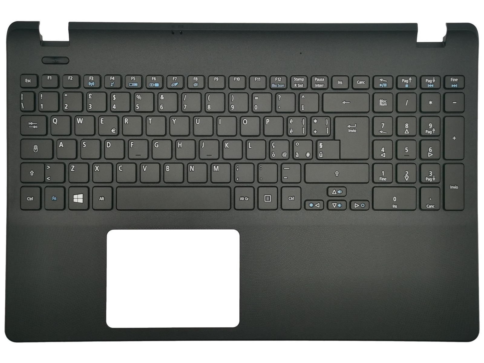 Acer Extensa 2519 ES1-531 EX2519 Palmrest Cover Keyboard Italian 6B ...