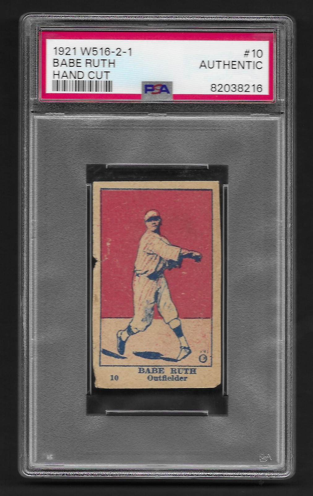 Babe Ruth 1921 W516-2-1 #10 PSA Authentic-(1st year as a Yankee) | eBay