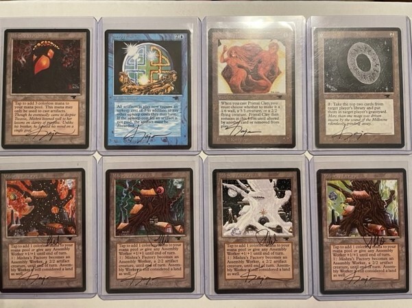 Magic the Gathering Antiquities Foglio Artist Proof Set NM Mishra's ...