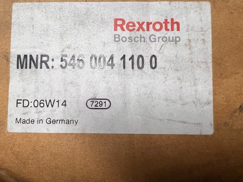 --New Sealed Box---REXROTH 5460041100 BOSCH MNR: 546 004 110 0,FD:06W14 ...