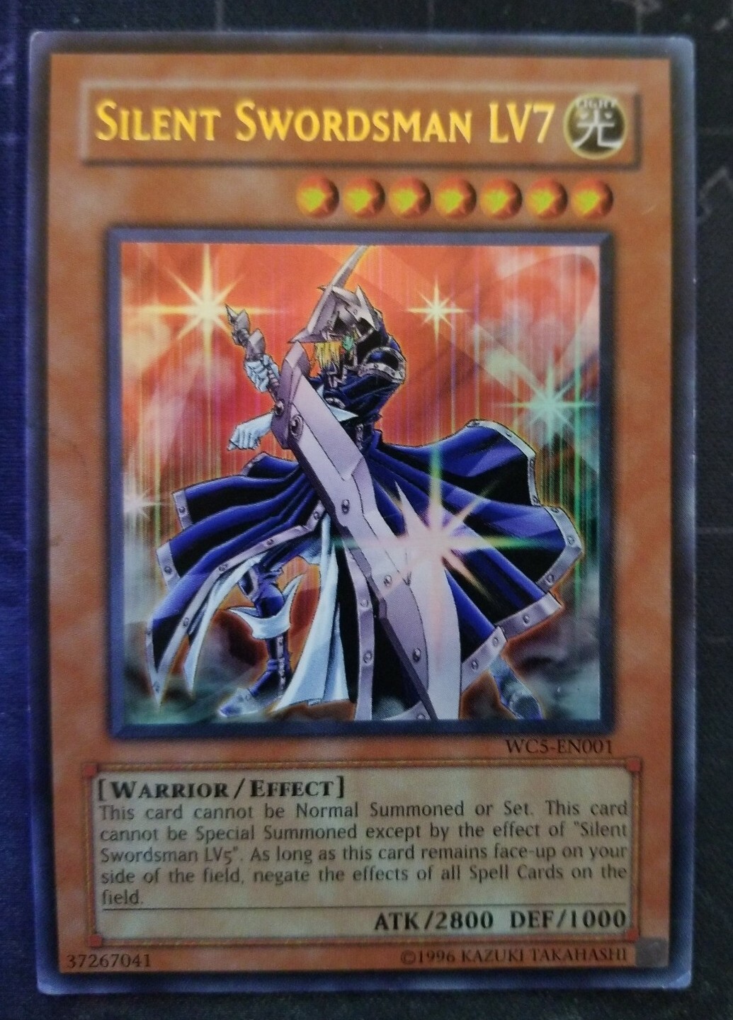 Silent Swordsman LV7 WC5-EN001 Ultra Rare Yugioh NM | eBay