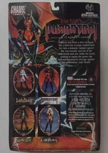 Moore Action Collectibles Chaos Comics Purgatori Action Figure 6" NIB ...
