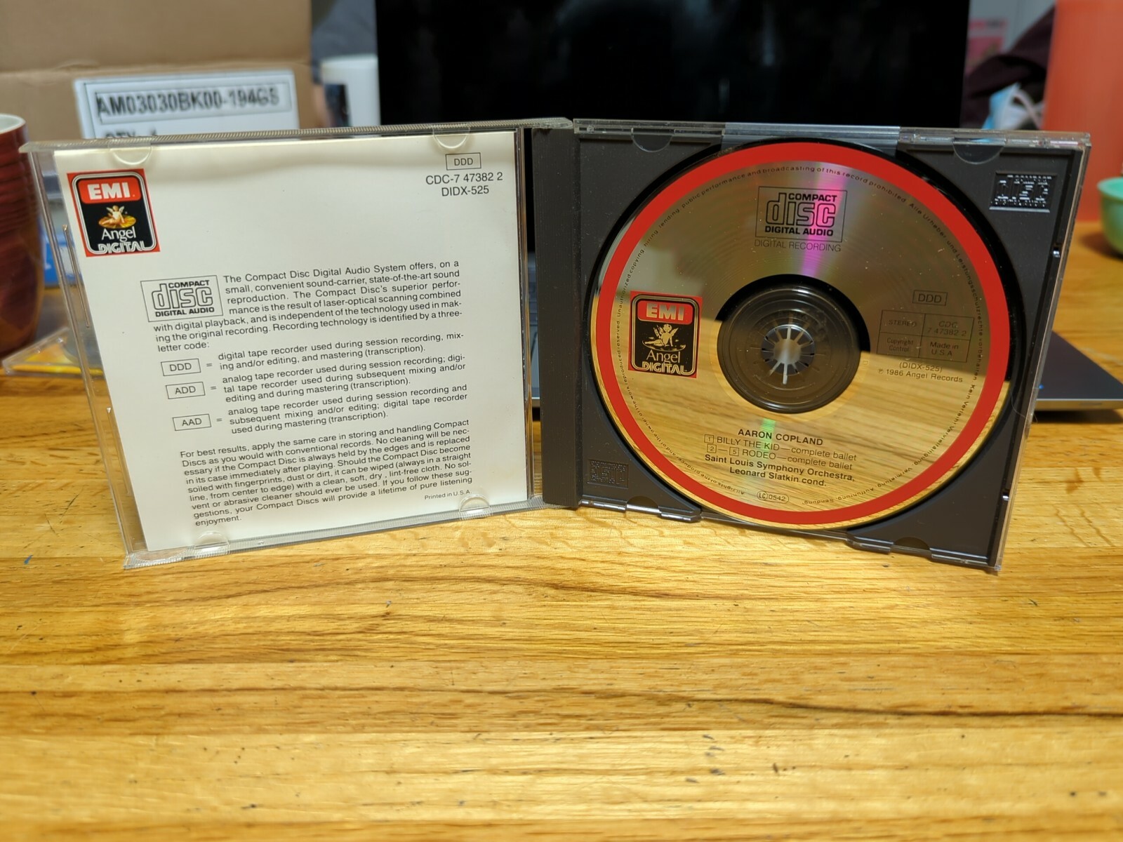 Aaron Copland: Billy the Kid; Rodeo (CD, Oct-1990, EMI Music ...