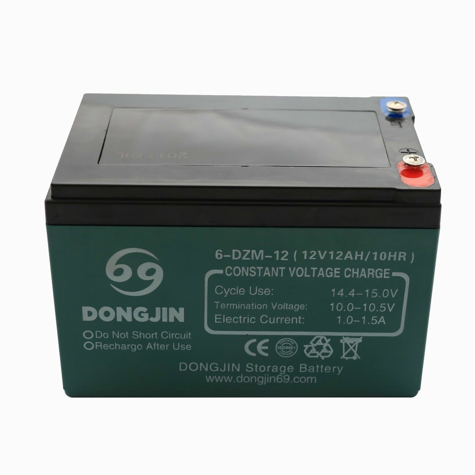 3X 12V 12Ah 6-DZM-12 Battery 6-DZF-12 for Electric ATV Scooter Go Kart ...