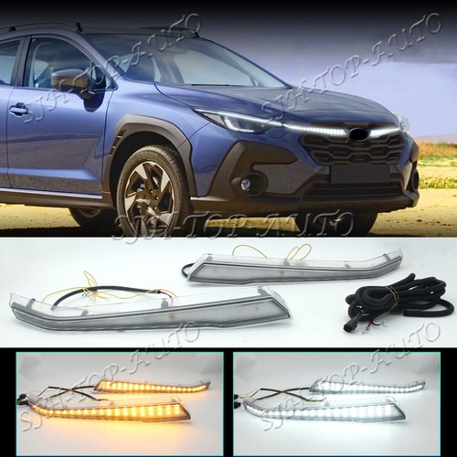 For Subaru Crosstrek 2024-2026 LED Grille Daytime Running Light turn ...