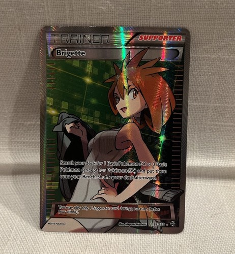 Pokémon TCG Brigette Breakthrough 161/162 Holo Full Art Ultra Rare NM ...
