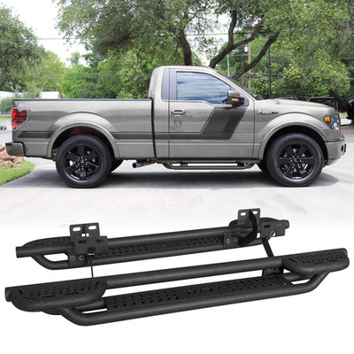 Vijay Texture Side Steps Fits 2009-2014 Ford F150 Regular Cab 2 Doors ...