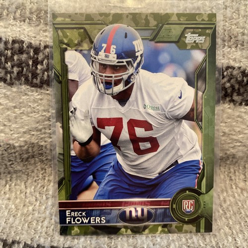 2015 Topps - Rookie Ereck Flowers #396 STS Camo /399 (RC) for sale ...