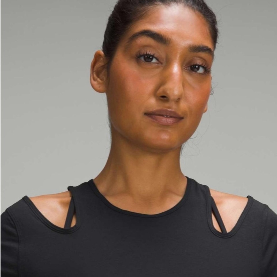 Lululemon Shoulder Cut-Out Yoga Tank - Black Cut-Out Women's Top | eBay