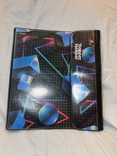Trapper Keeper Geometric Shapes Retro 80s Reproduction Portfolio Folder ...