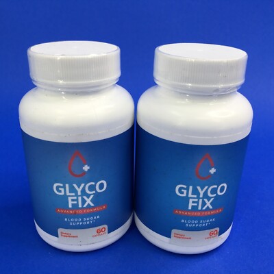 Glyco Fix Advanced Formula Blood Sugar Support 60 Capsules (Lot of 2 ...
