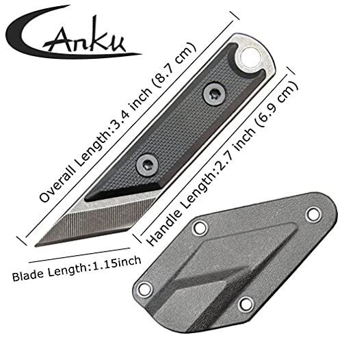 C1146 Fixed Blade Knife,440C Blade G10 Handle EDC Tool Knife for ...