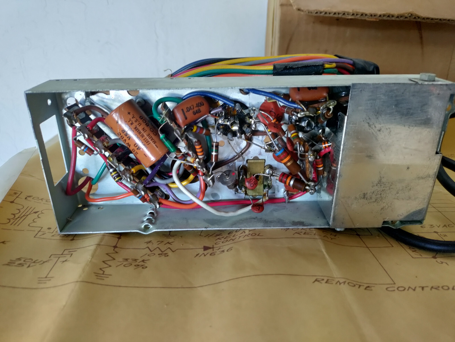 Vintage Olson Electronics Remote Control Tube Stereo Amplifier RBA 9 ...