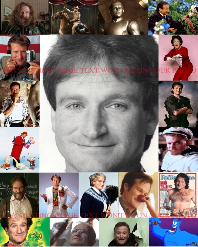 Robin Williams Characters Collage
