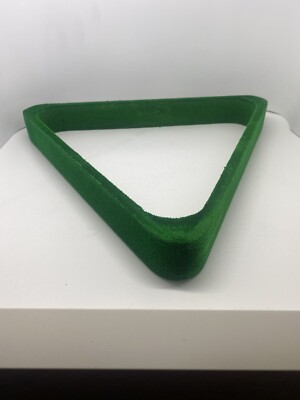 Green Felt Wood Pool Billiard Ball Rack, Regulation Size, Brand New ...