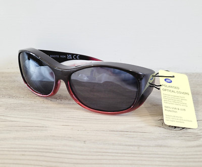 Boots 163 Polarised Optical Cover Sunglasses Fit Over Your Prescription ...