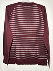 Men's Striped Pullover Sweater - Goodfellow & Co Burgundy XL | eBay