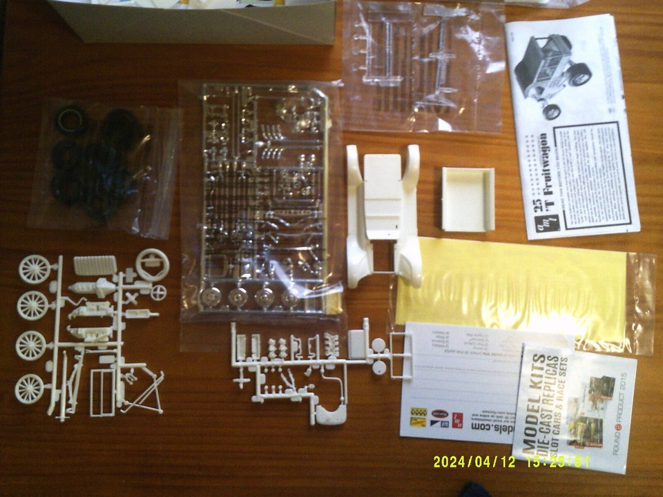 Vintage AMT 25 Ford T Fruit Wagon -1/25- t329 | eBay