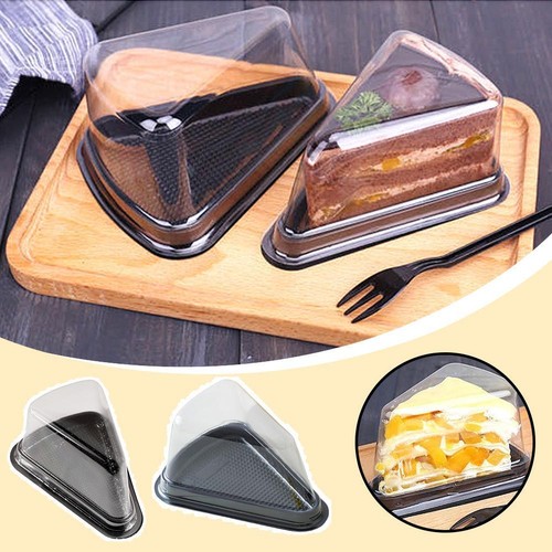 50Pcs Triangular Cheesecakes Box Disposable Dessert Containers Wedding ...
