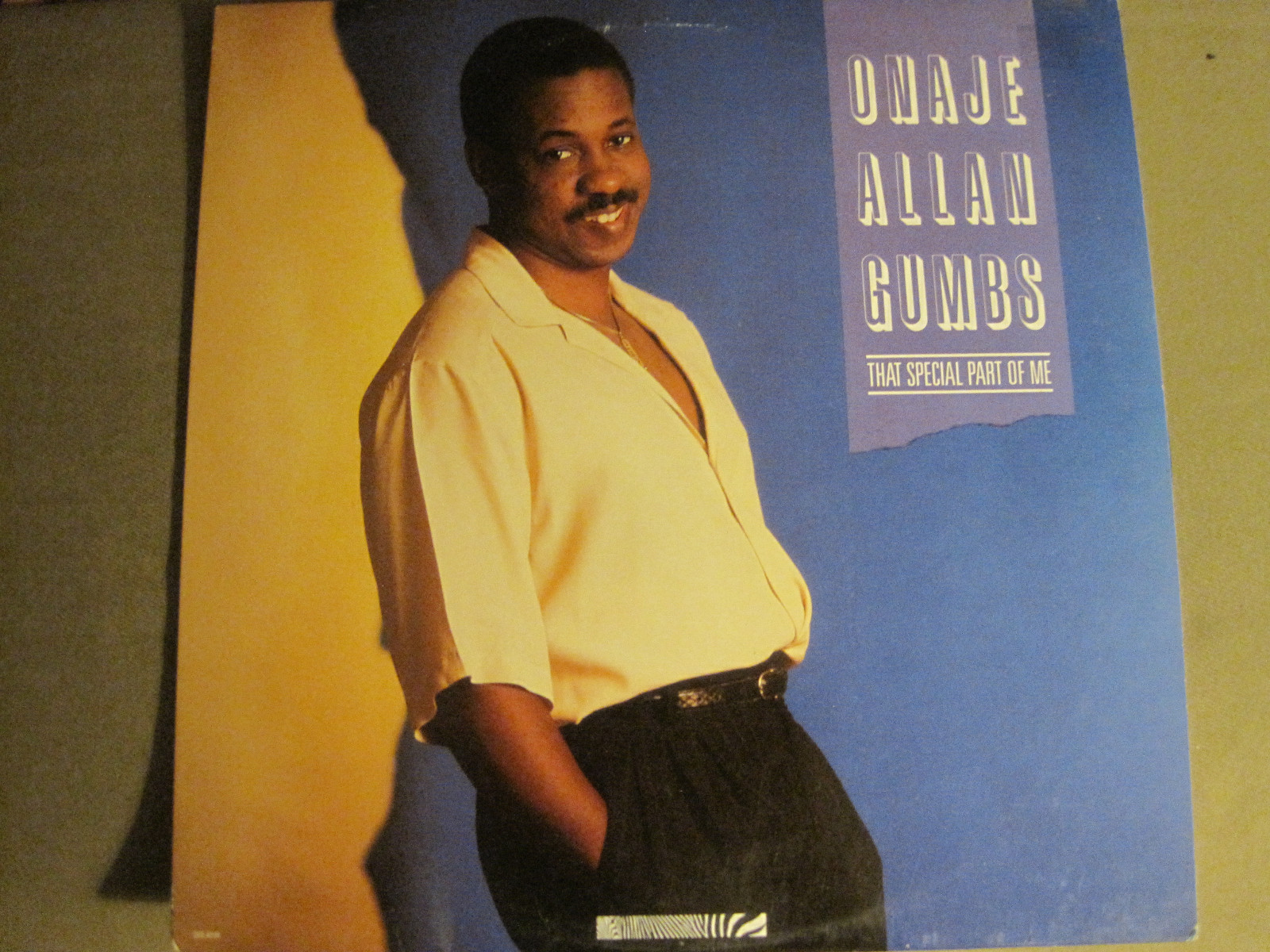 ONAJE ALLAN GUMBS THAT SPECIAL PART OF ME LP 88 ZEBRA SMOOTH JAZZ SYNTH ...