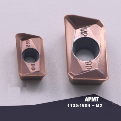 10Pcs APMT1135PDFR-M2 for Finish Cutting Steel R0.8 Corner Radius ...