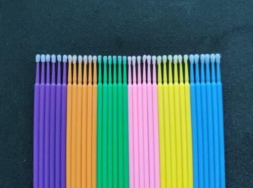 500 Pcs Dental Swabs Disposable Mini Applicator Brush Stick Eyelash ...