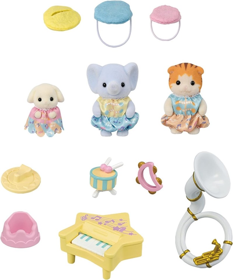 Sylvanian Families Music Band Recital Babies S78 Set Calico Critters US ...