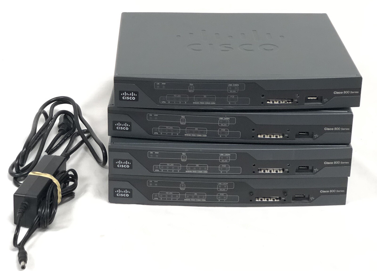 Max 48% OFF 4 Cisco 881G Wireless Integrated Routers Power On AS-IS For ...