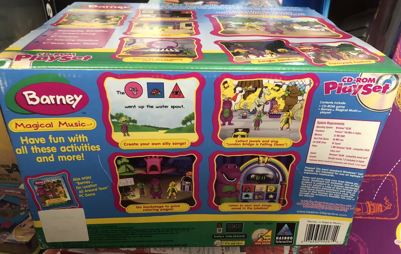New Barney Magical Music CD-ROM Playset 76930992814| eBay